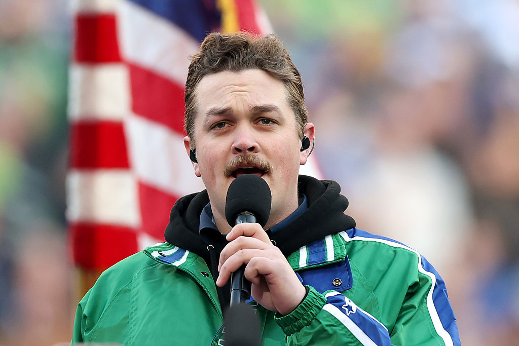 Zach Top Shines During National Anthem on His Biggest Stage Yet